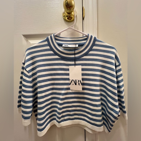 Zara | Tops | Zara Crop Top In Size Mnew | Poshmark